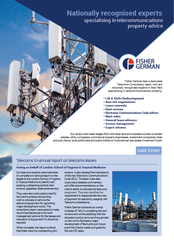 Telecoms Sector | Telecoms Management Services | Fisher German