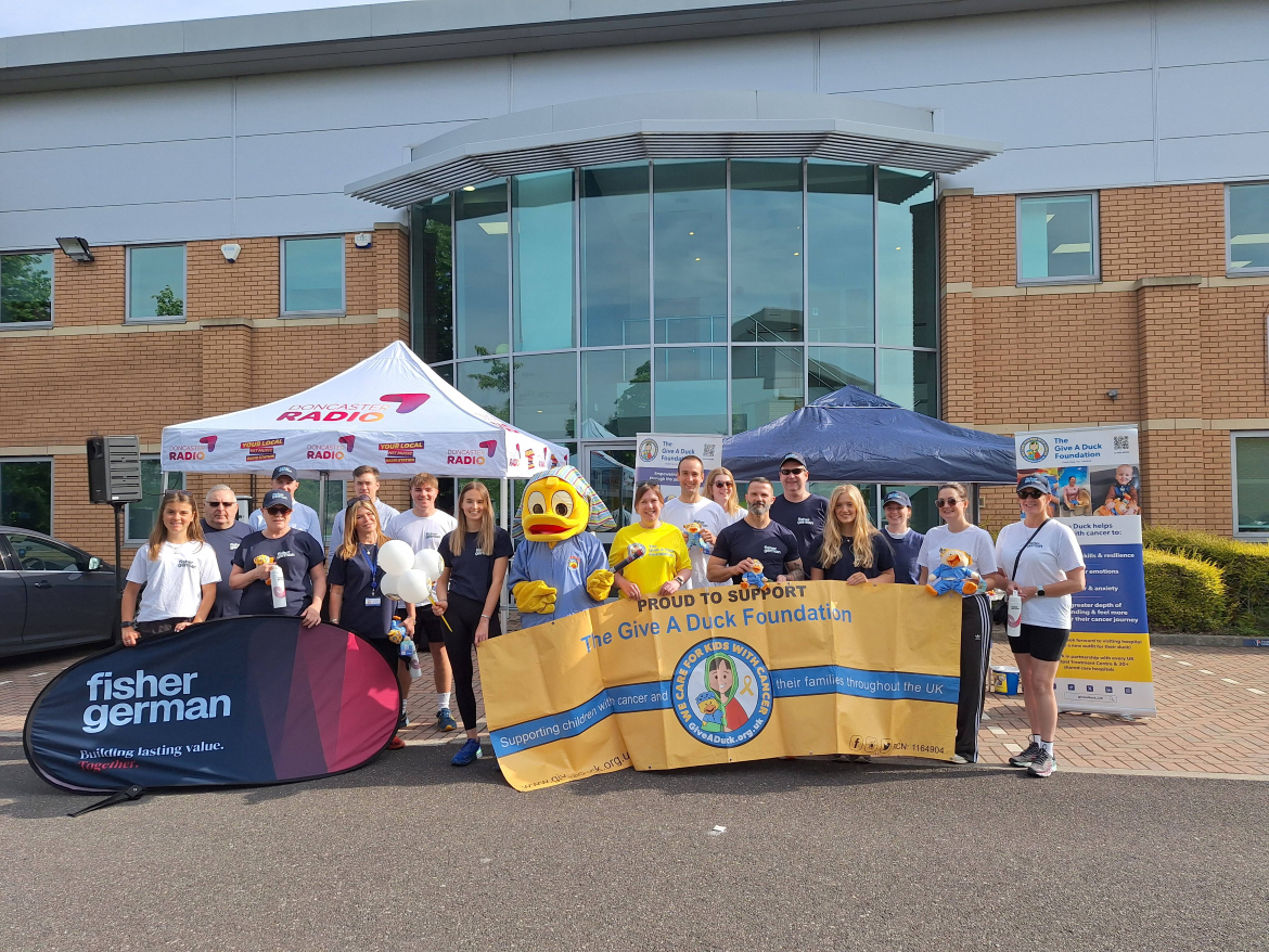 Doncaster’s 350-mile mission for The Give a Duck Foundation | Fisher German
